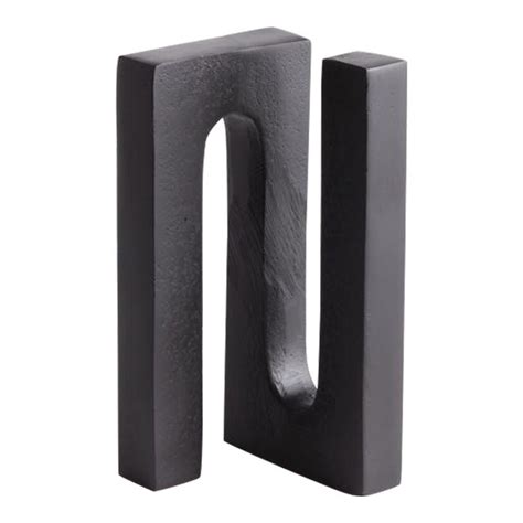 Black Cast Metal Cassian Sculpture Chairish