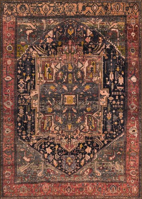 Muted Rust 6 7 X 9 Medina Rug Rugs In Living Room Vintage Rug