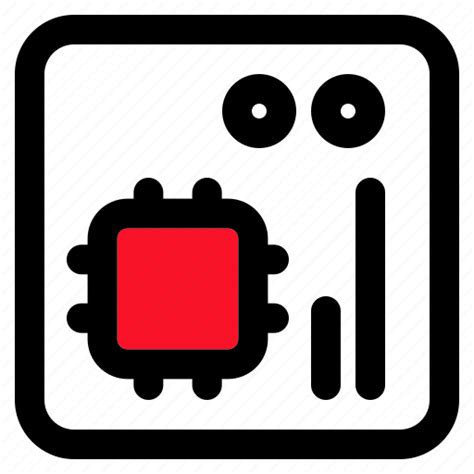 Pc Motherboard Hardware Computer Processor Icon Download On Iconfinder