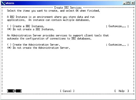 create both db2 instance and administration server download