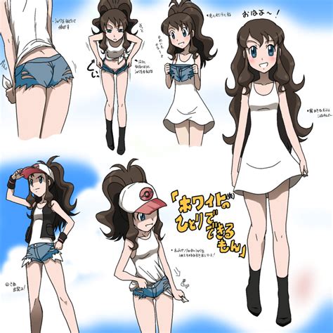 Safebooru Ass Baseball Cap Blue Eyes Blush Brown Hair Cutoffs Denim