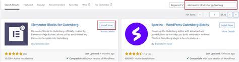 Using Elementor Blocks For Gutenberg Elementor