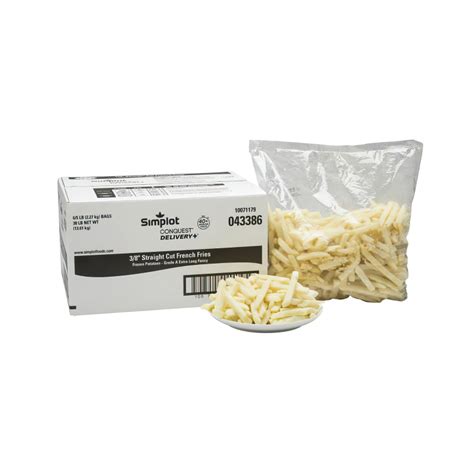 Simplot Conquest Delivery Coated Fries 3 8 Straight Cut