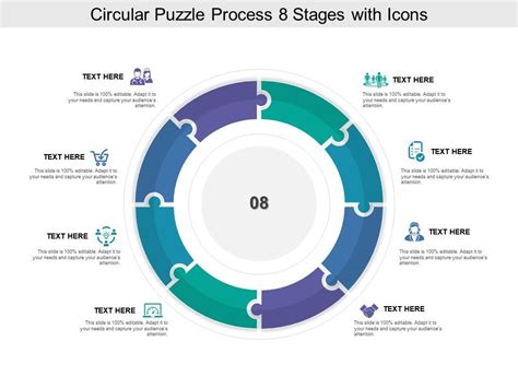 Circular Puzzle Process 08 Stages With Icons PowerPoint Templates Designs PPT Slide Examples