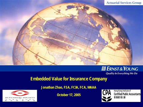 Pdf Embedded Value For Insurance Company Actuarial 5 Basic