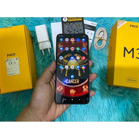 Jual POCO M3 6 128 BEKAS ORIGINAL SECOND Shopee Indonesia