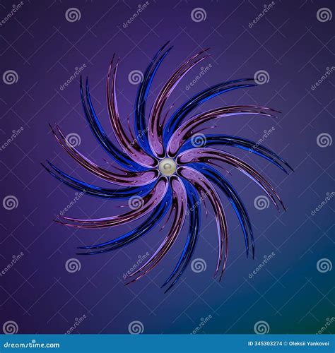 Counterclockwise Rotating Arrow Creating A Black Spiral Shape