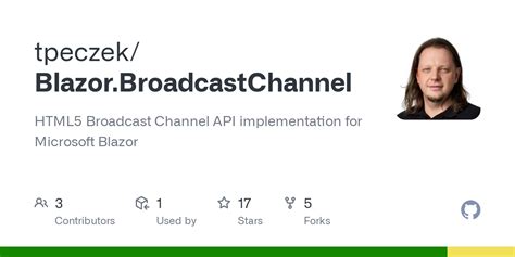 GitHub Tpeczek Blazor BroadcastChannel HTML Broadcast Channel API Implementation For