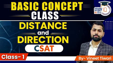 Distance And Direction Class 1concept Class Reasoningupsc Csat