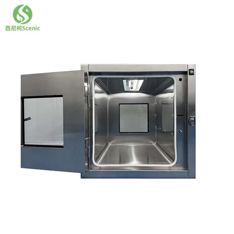 Gmp Standard Clean Room Static Pass Box Lab Pass Through Box