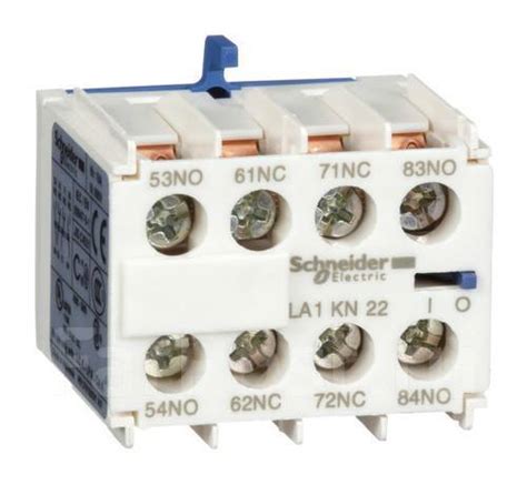 БЛОК Дополнительных Контактов 2НО+2НЗ Винтовой Зажим Schneider Electric ...