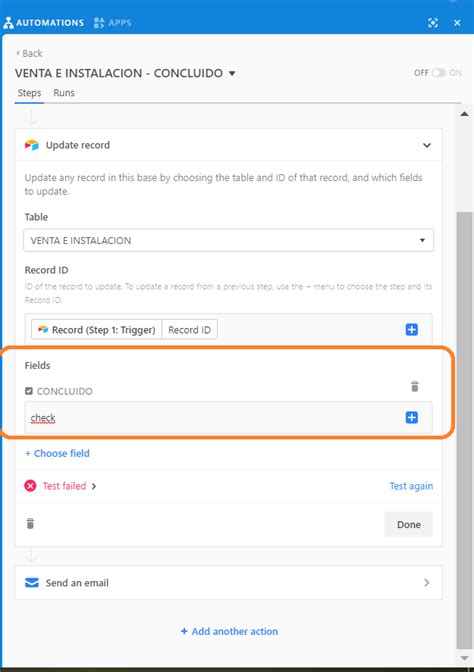 Automation Update Field Airtable Community