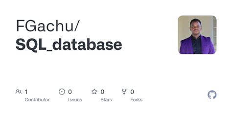 GitHub FGachu SQL Database