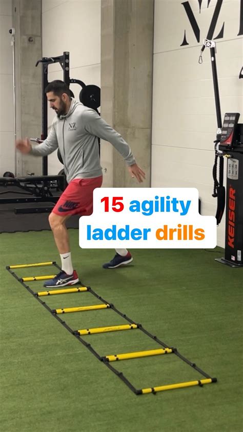 Athletic Agility Ladder Exercises