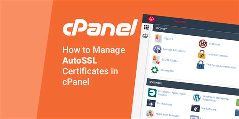 How To Manage Autossl Certificates In Cpanel Lankahostmaster