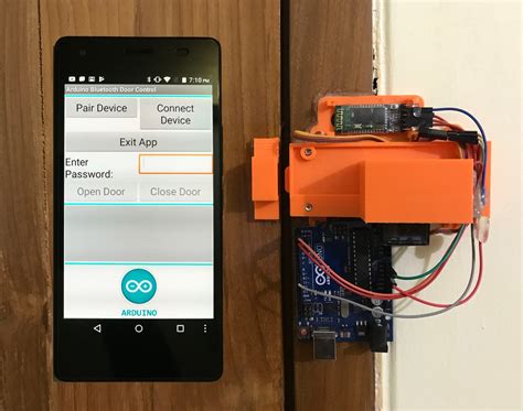 Arduino And Android Based Bluetooth Control Password Protected Door Lock
