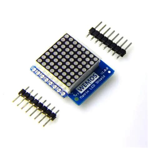 Wemos D1 Mini Esp8266 Led Matrix Shield V1 0 0 For Nodemcu Iot Wifi £2 90 Picclick Uk