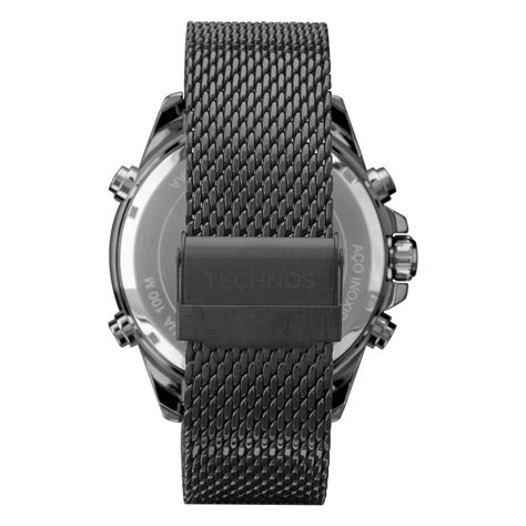 Relógio Technos Masculino Digitech Grafite Ad1390ab1a Ad1390ab1a