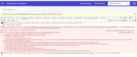Facing Issue In Radzen Site Radzenblazor Components Radzen