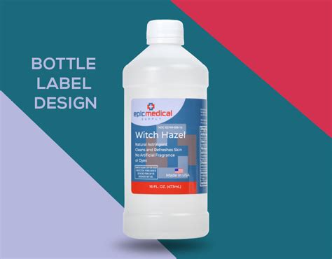 Custom Bottle Label Design On Behance