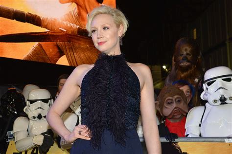 Gwendoline Christie At Star Wars The Force Awakens Premiere In London
