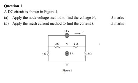 Solved Question A DC Circuit Is Shown In Figure A Chegg