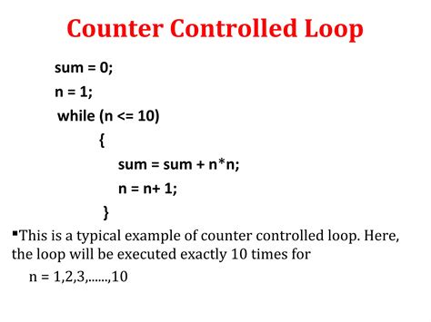 Decision Making And Looping Ppt Programming Languages Computing