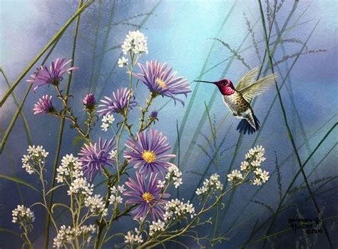 Celebrate Each New Day | Watercolor hummingbird, Bird art, Realistic ...