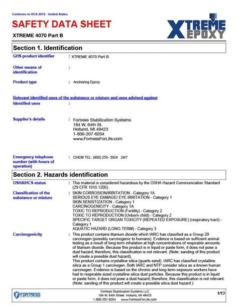Concrete Epoxy Sds At Alejandra Henning Blog