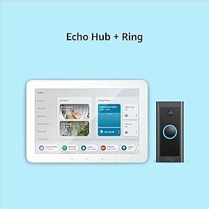 Echo Hub Bundle With Ring Video Doorbell Wired