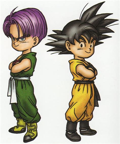 Trunks And Son Goten Dragon Ball And 1 More Drawn By Toriyama Akira