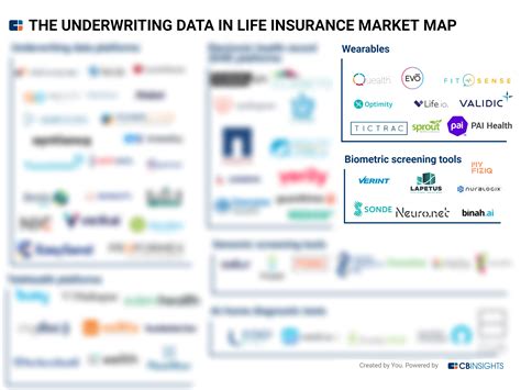 Tech Market Map Report Underwriting Data In Life Insurance Cb Insights Research