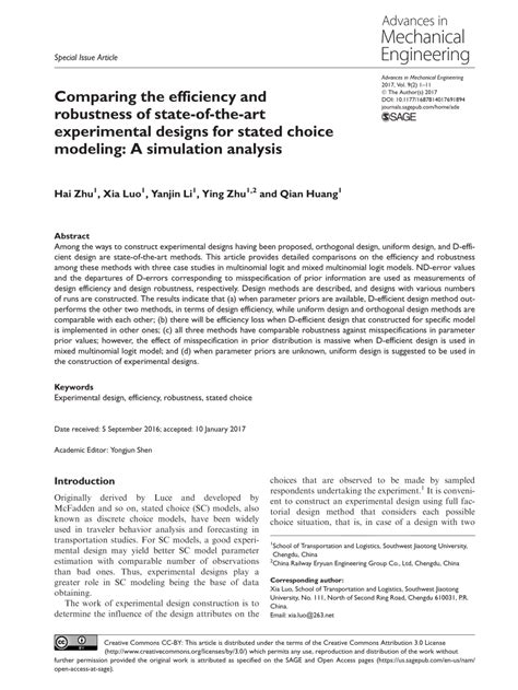 Pdf Comparing The Efficiency And Robustness Of State Of The Art