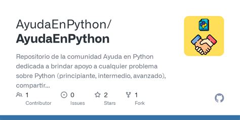 GitHub AyudaEnPython AyudaEnPython Repositorio De La Comunidad Ayuda En Python Dedicada A