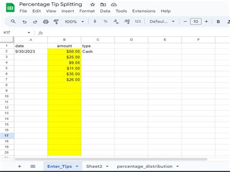 methods of tip splitting percentage tip out etsy