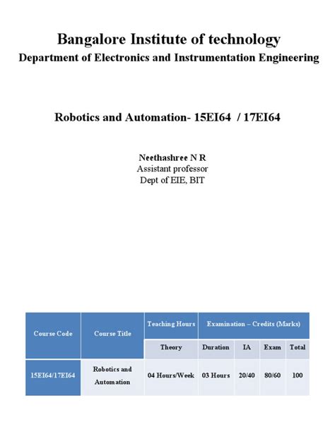 Randa Module 1a Pdf Actuator Automation