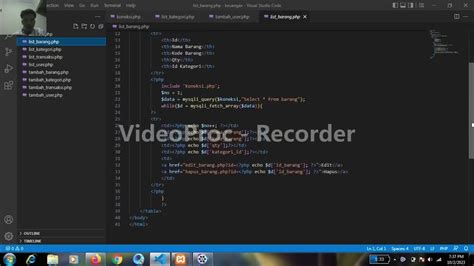 Membuat Form Input Dan View Menggunakan Php Dan Html Youtube