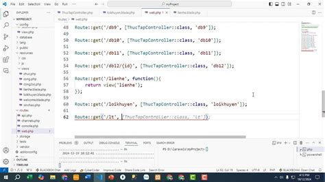 Bài 4 Demo Sử Dụng Blade Template Engine Trong Laravel Youtube