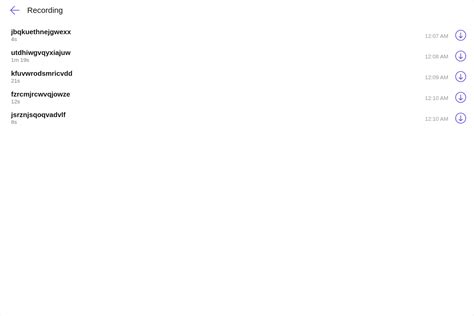 Call Log Recordings Calls Components Angular Ui Kit Cometchat