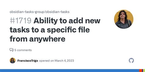 ability to add new tasks to a specific file from anywhere · issue 1719