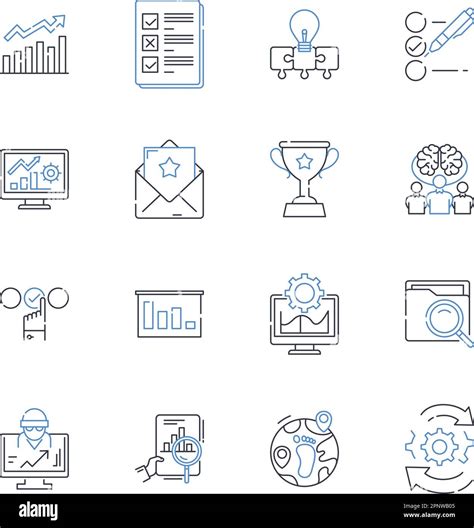 Budget Tracking Line Icons Collection Expenses Budgeting Savings Accounts Planning My