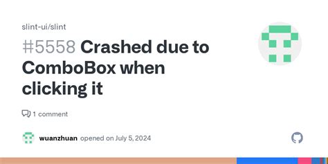 Crashed Due To ComboBox When Clicking It Issue Slint Ui Slint GitHub