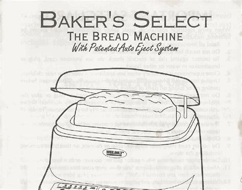 Welbilt Bread Machine Blog Model Abm6200 Manual Download For The