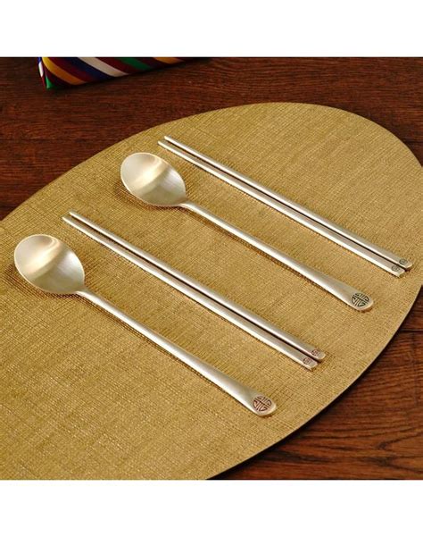 놋담 방짜유기 연리지 수저 레드카키누빔수저집증정