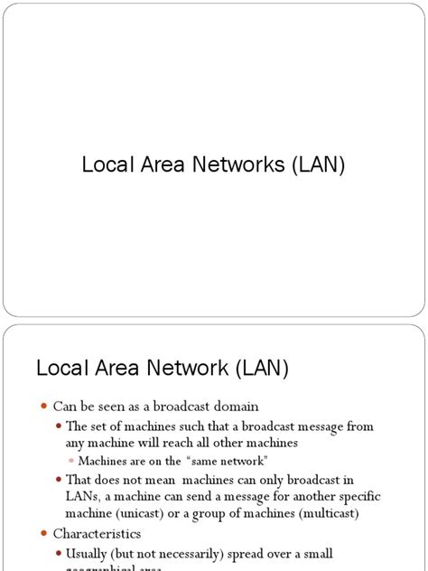 local area networks lan pdf network switch ethernet