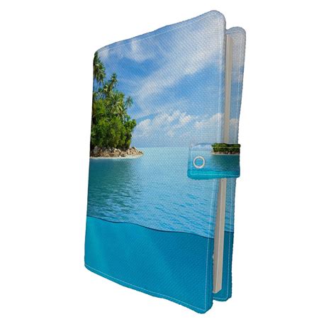 Pkqwtm Underwater Coral Reef Seabed Tropical Island Book Cover Book Protector Book Sleeve Book