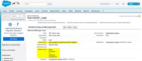 outbound messages salesforce validation mst solutions
