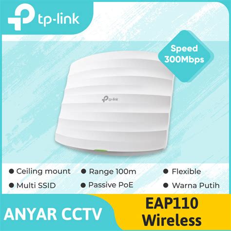 Jual Tp Link Eap110 Wireless N Ceiling Mount Access Point 300mbps