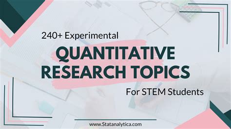 Experimental Quantitative Research Topics Archives Statanalytica