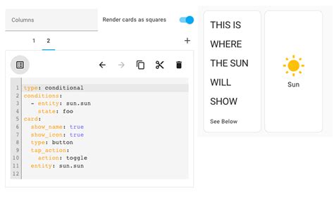 Conditional Card In Grid Card With Tile Card Does Not Work Frontend